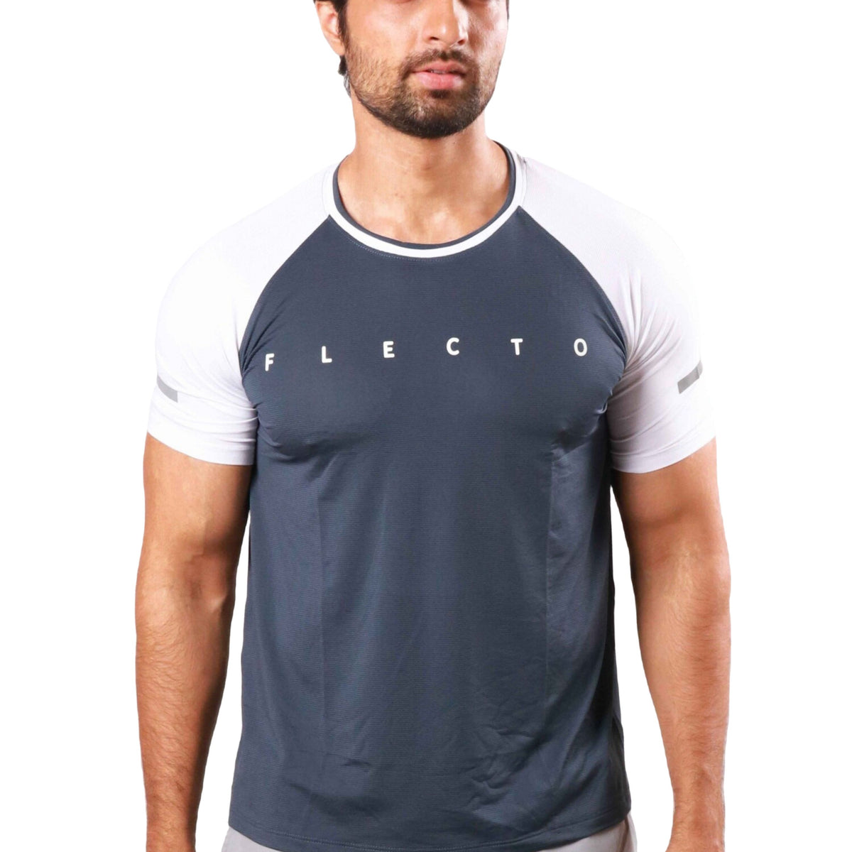 Raglan Jersey - Gun Metal/White – Flecto